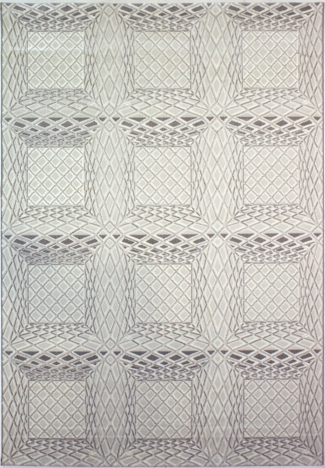 Diagonal Patterned Modern Carpet