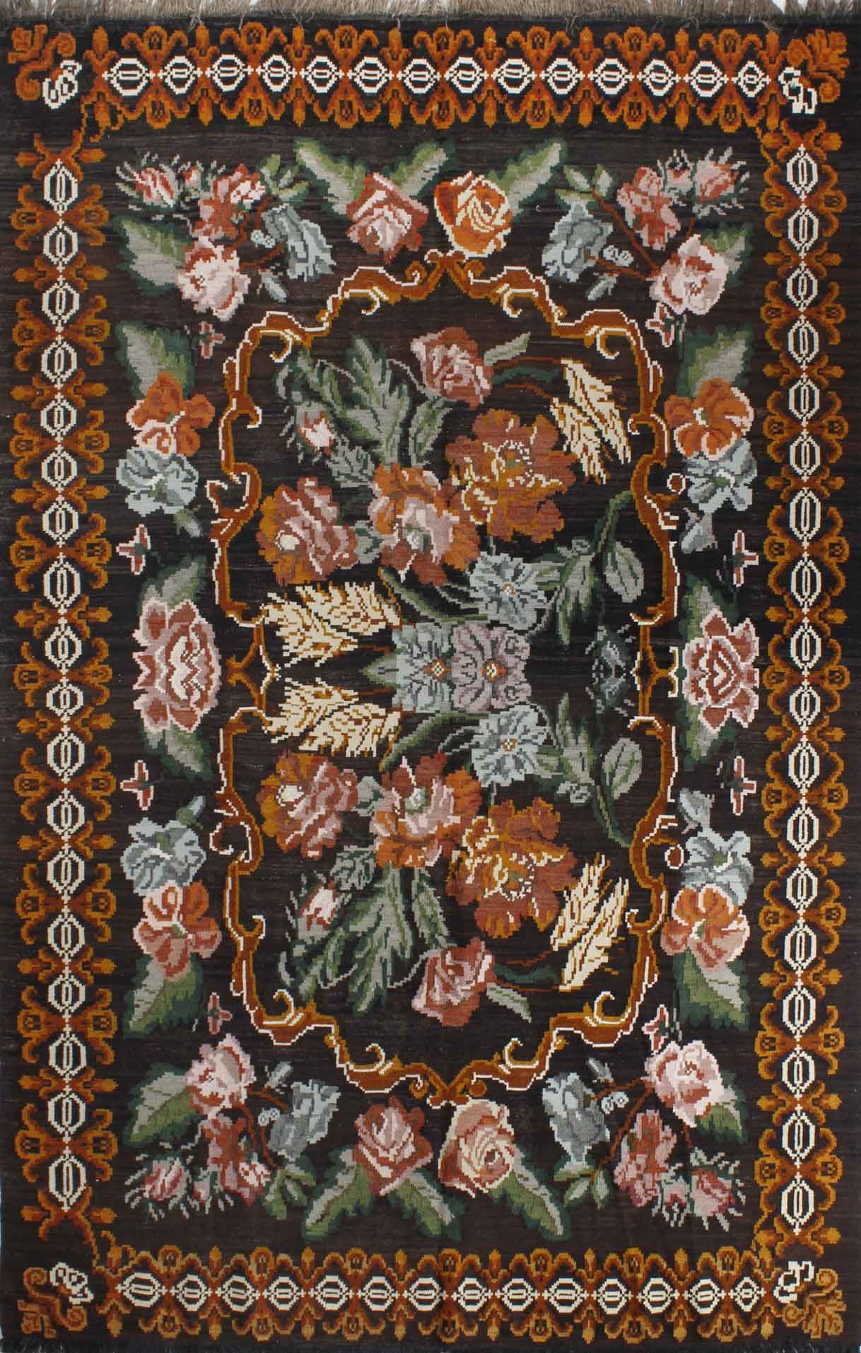 Siyah Karabağ Kilimi | Selvi Halı